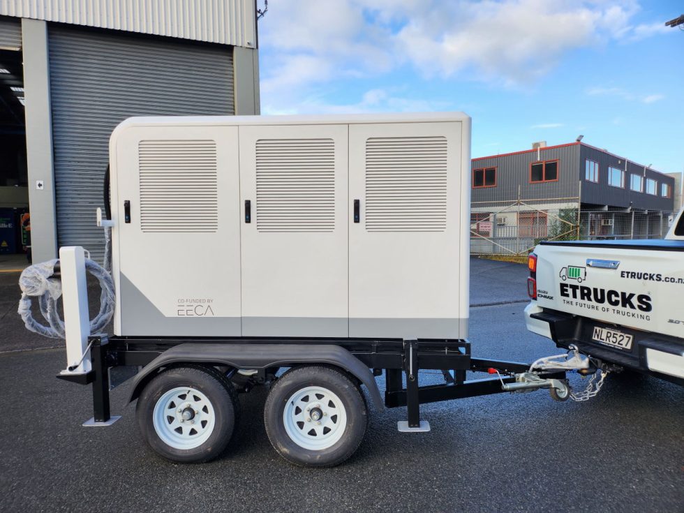 200kW Mobile charging trailer - Etrucks®