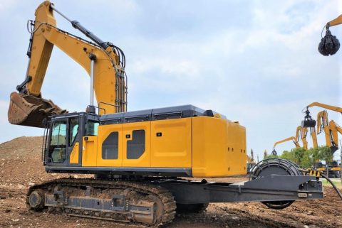 XE600E Tethered electric excavator - Etrucks®